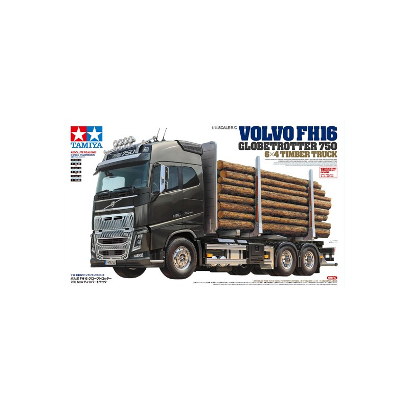 Volvo FH16 Globetrotter 750 6x4 TAMIYA Monté